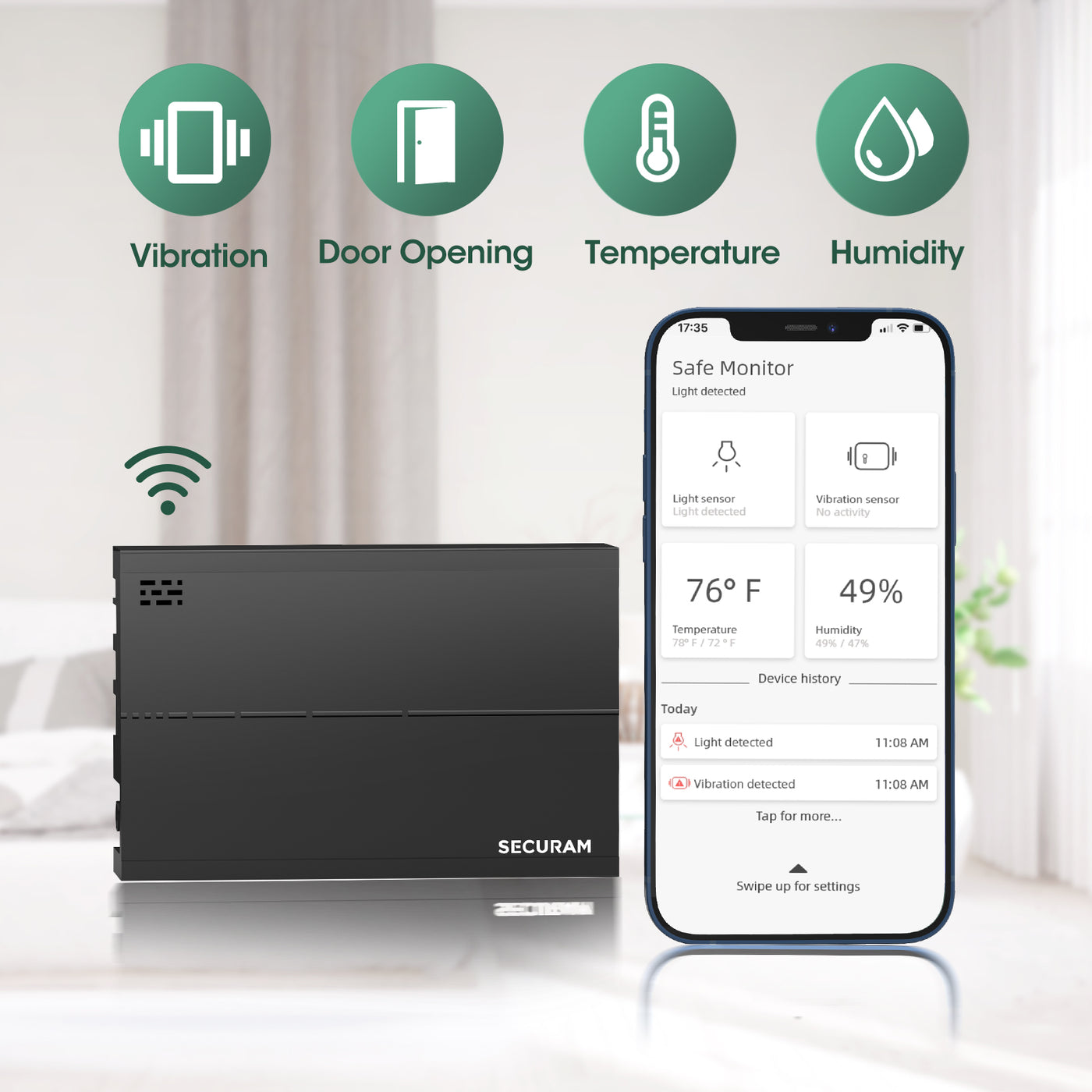 SECURAM Smart Safe Monitor